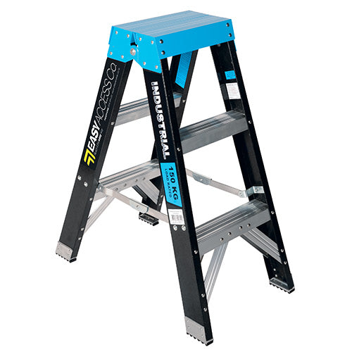 Easy Access Double Sided Fibreglass Ladder – TotalSite Supplies